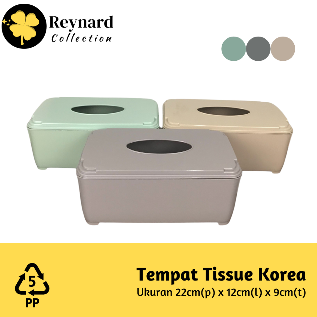 Jual Kotak Tisu Korea Estetik Tempat Tisu Wajah Kotak Tissue Tebal High ...