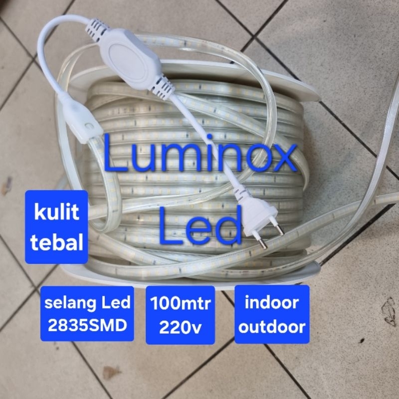 Jual selang led 2835 smd 100meter 3000k / strip ceiling plafon 100m ...