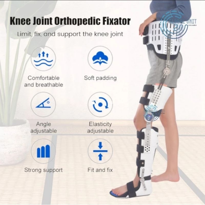 Jual Hip Joint + Knee Ankle Fixation Brace - Penyangga Pinggul Lutut ...