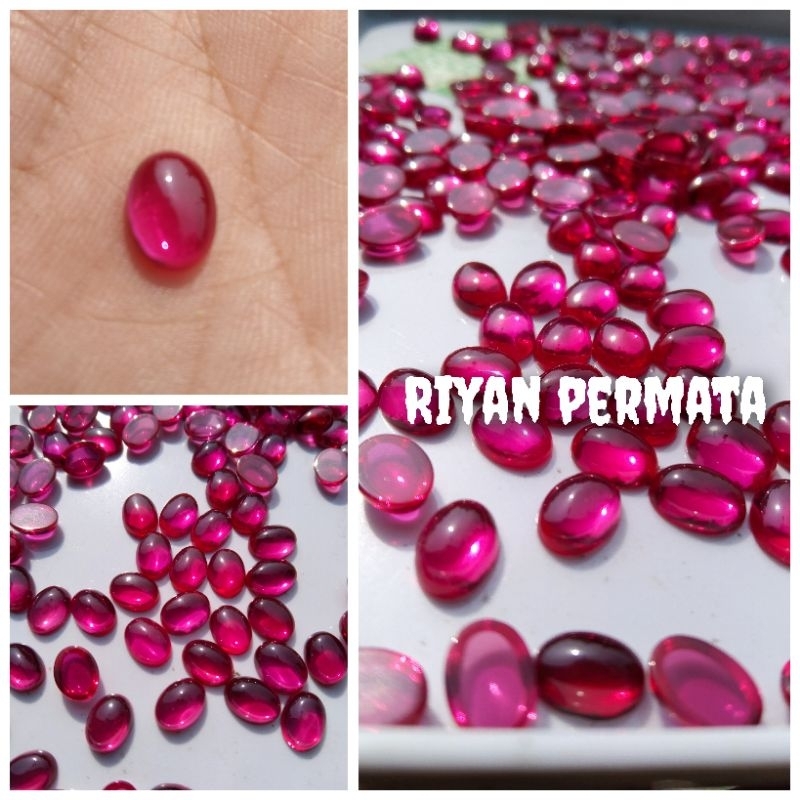 Jual Batu merah Siam Bangkok dim 8mm | Shopee Indonesia