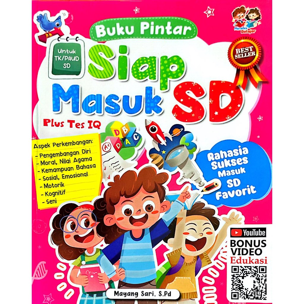 Jual BUKU PINTAR SIAP MASUK SD KURIKULUM MERDEKA (FREE PENSIL) | Shopee Indonesia