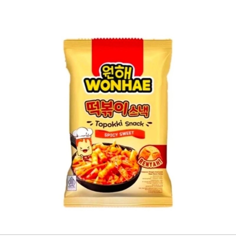 Jual Wonhae Topokki Snack Spicy Sweet | Shopee Indonesia