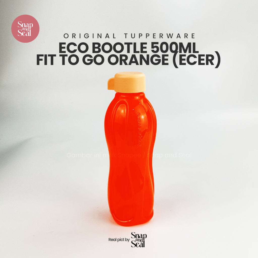 Jual ECO BOOTLE 500ML FIT TO GO ORANGE (ECER) | Shopee Indonesia