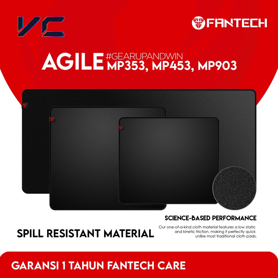Jual Fantech AGILE MP353 MP453 MP903 Mousepad Gaming Mouse Pad Deskmat ...