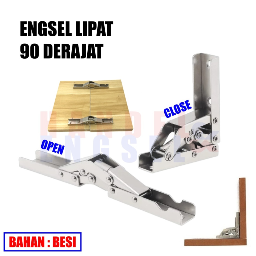 Jual Engsel Siku Lipat Engsel 90 Derajat Engsel Tanpa Coak Braket Siku ...