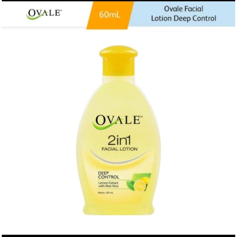 Jual Ovale Facial Lotion Deep Control 60ml (Exp Jan 28) | Shopee Indonesia