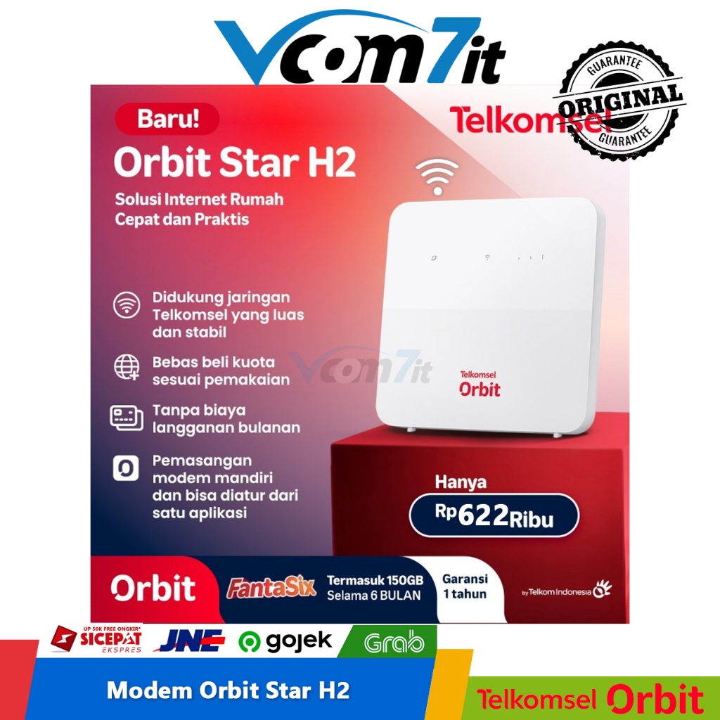 Jual Huawei B320 Modem Wifi Home Router 4G Telkomsel Orbit Star H2 ...