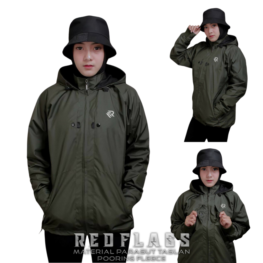 Jual JAKET PARASUT WANITA PARKA HOODIE - JAKET GUNUNG CEWEK BLAZER ...