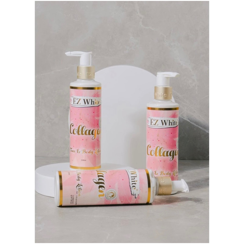 Jual Ez White Collagen Face Body Lotion 250ml | Shopee Indonesia