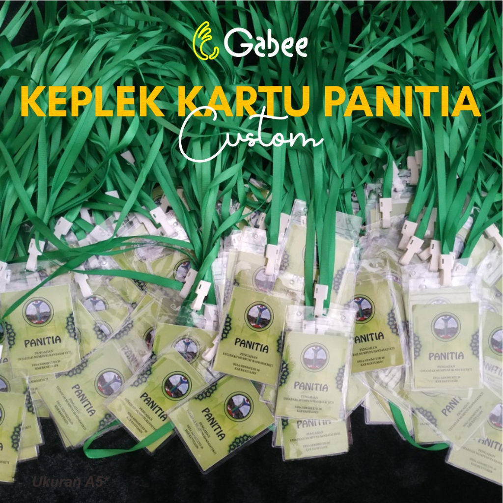 Jual NAME TAG / KARTU PANITIA / KEPLEK / CO CARD / ID CARD / KALUNG ...