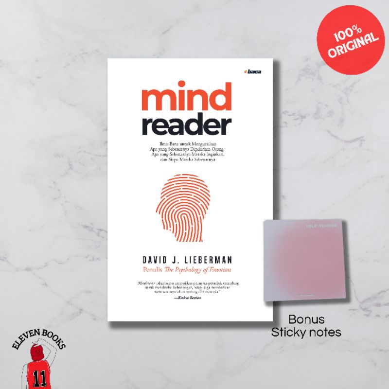 Jual Buku Original Mindreader - David J. Lieberman (Baca) | Shopee Indonesia