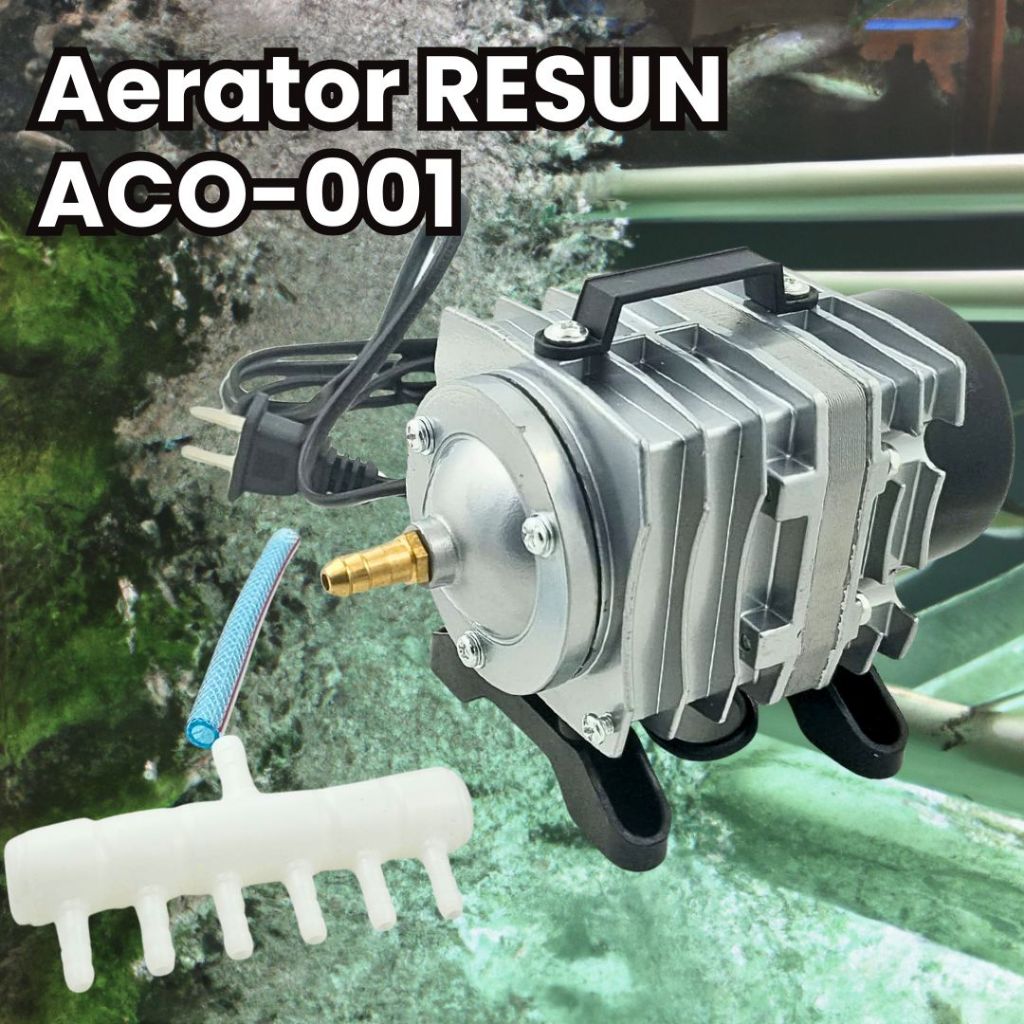 Jual Pompa Aerator RISSEE ACO 001 Pompa Blower Kolam Pembuat Gelembung ...