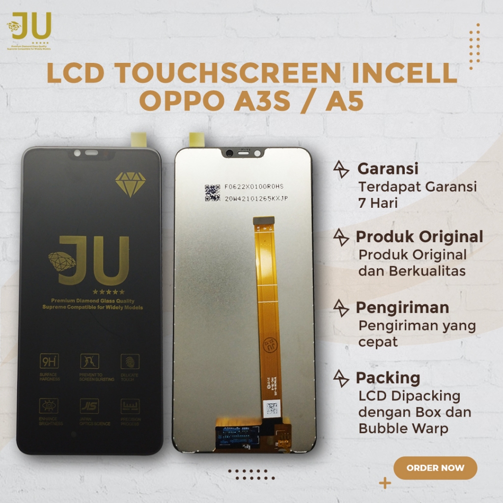 Jual LCD TOUCHSCREEN OPPO A3S / OPPO A5 / REALME C1 / REALME 2 FULLSET COMPLETE | Shopee Indonesia