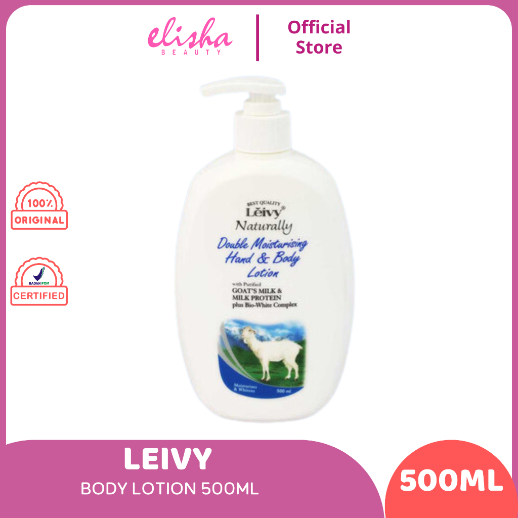 Jual LEIVY DOUBLE MOIST HAND BODY LOTION 500ML | Shopee Indonesia