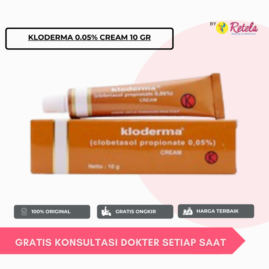 Jual KLODERMA 0.05% CREAM 10 GRAM/GATAL/EKSIM/PSORIASIS | Shopee Indonesia