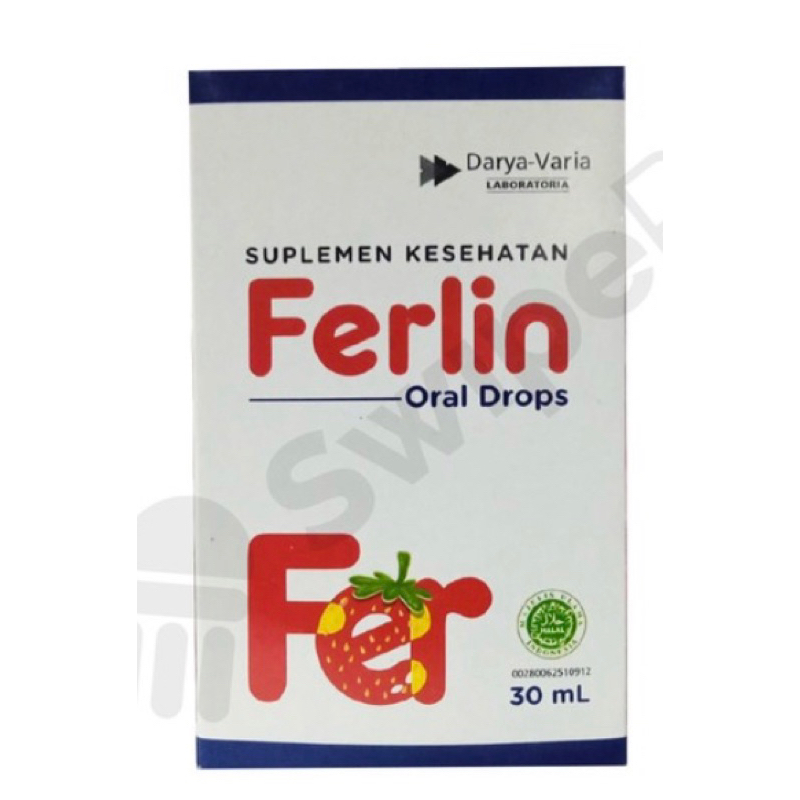 Jual FERLIN 30 ML Darya-Varia DROPS DUS, per BOTOL | Shopee Indonesia