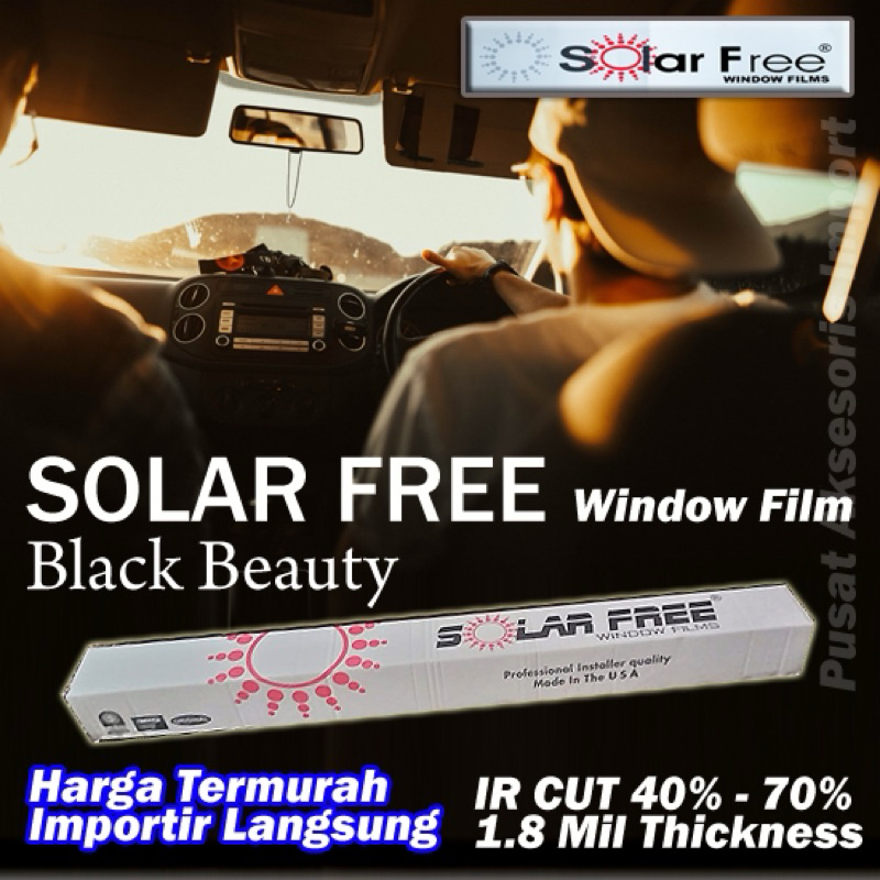 Jual Kaca Film Solar Free Black Beauty Window Solar Film Mobil Rumah ...