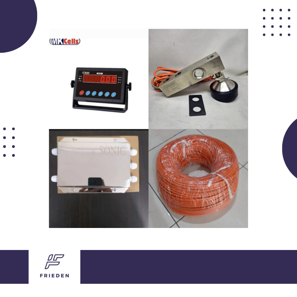 Jual Load Cell MK 2 Ton - Indicator MK - Junction Box - Kabel | Shopee ...