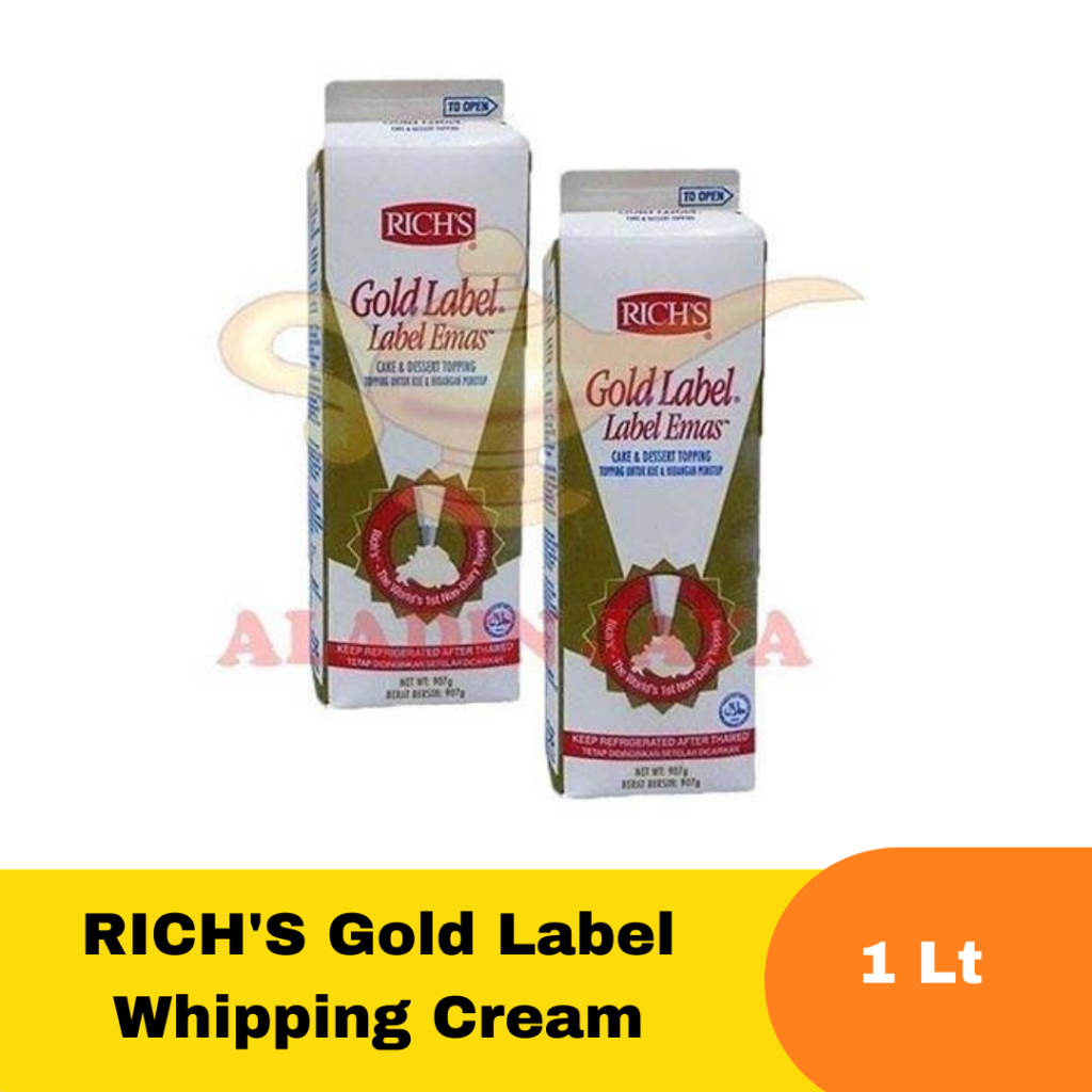 Jual RICH'S Gold Label Whipping Cream 1 Liter | Shopee Indonesia