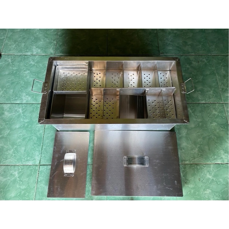 Jual Dandang panci bakso sekat 10 2 kuah Panjang 1 meter | Shopee Indonesia