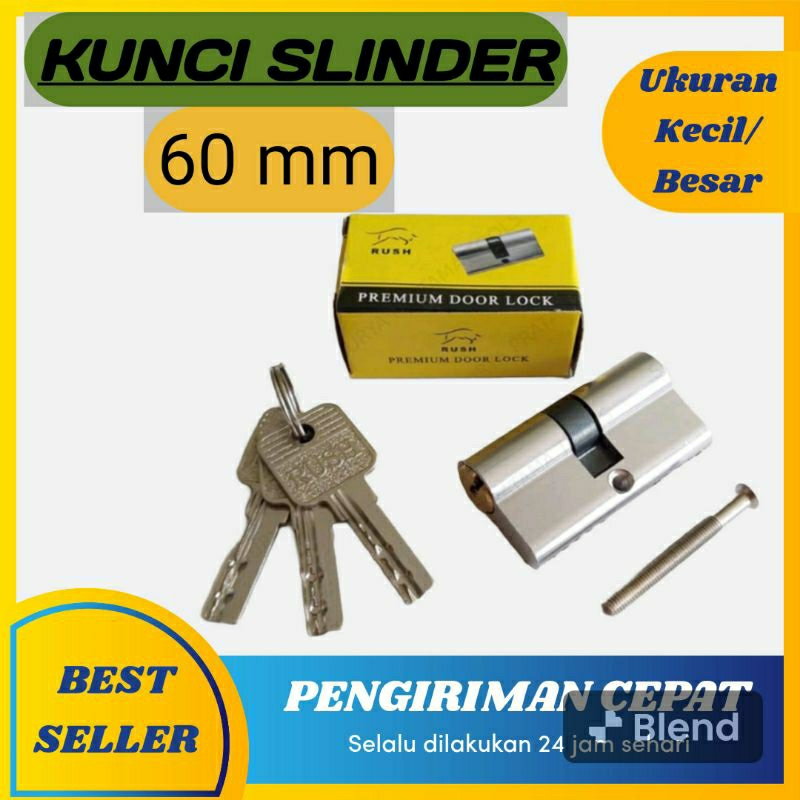 Jual ORIGINAL Kunci Silinder Pintu Kecil Tanggung Besar 60 mm Anak Kunci Rush Cod Medan Sumatra ...