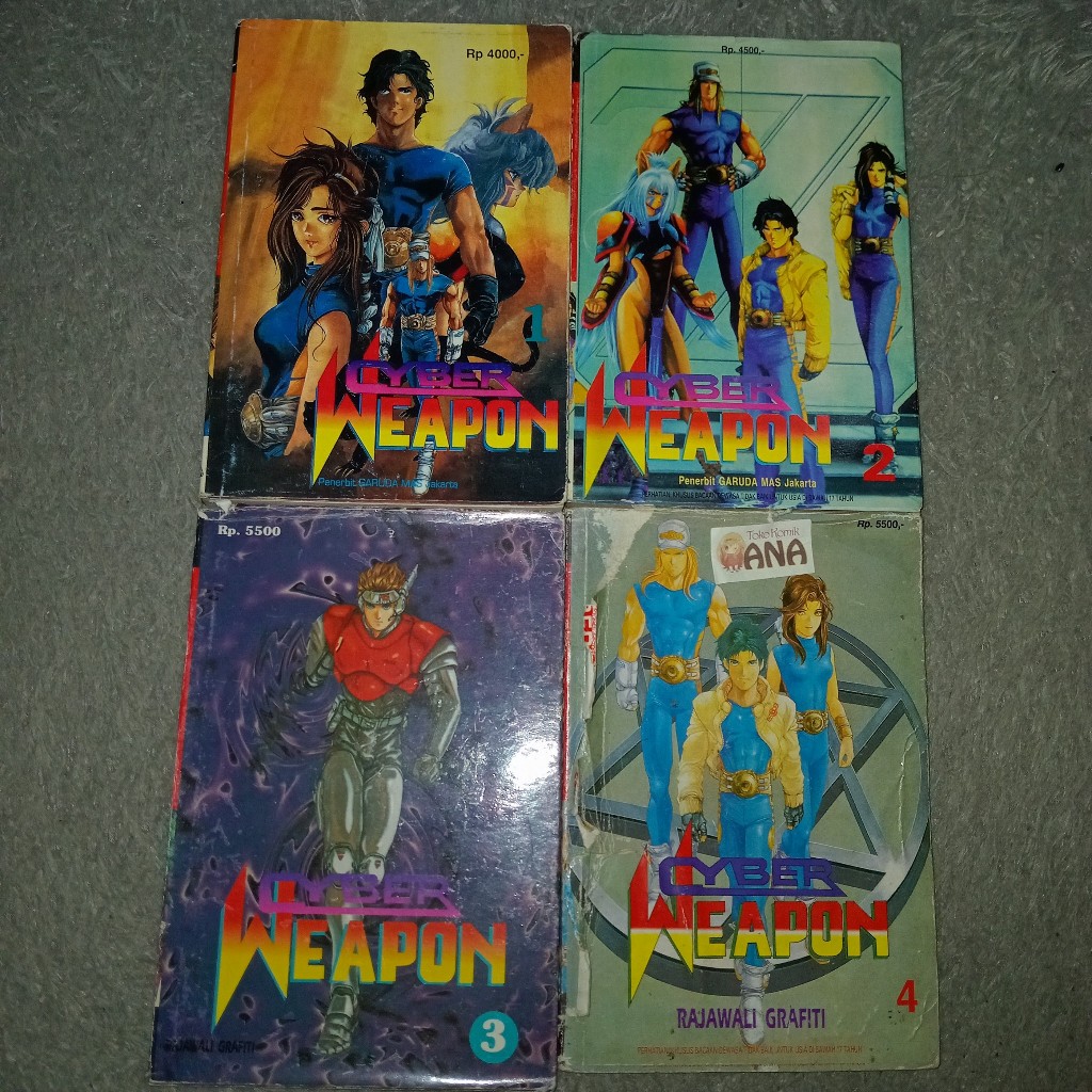 Jual Komik SET Cyber Weapon 1-4 Tamat (Andy Seto) | Shopee Indonesia