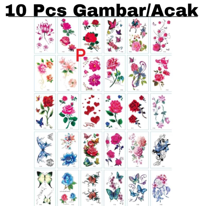 Jual Tato Bunga Mawar Terlengkap & Harga Terbaru Juni 2026 | Shopee ...