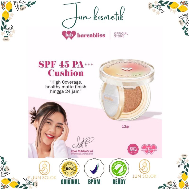 Jual JUNKOSMETIK - BNB BARENBLISS Korean Bloomatte True Beauty Inside Cushion | 100% Original ...