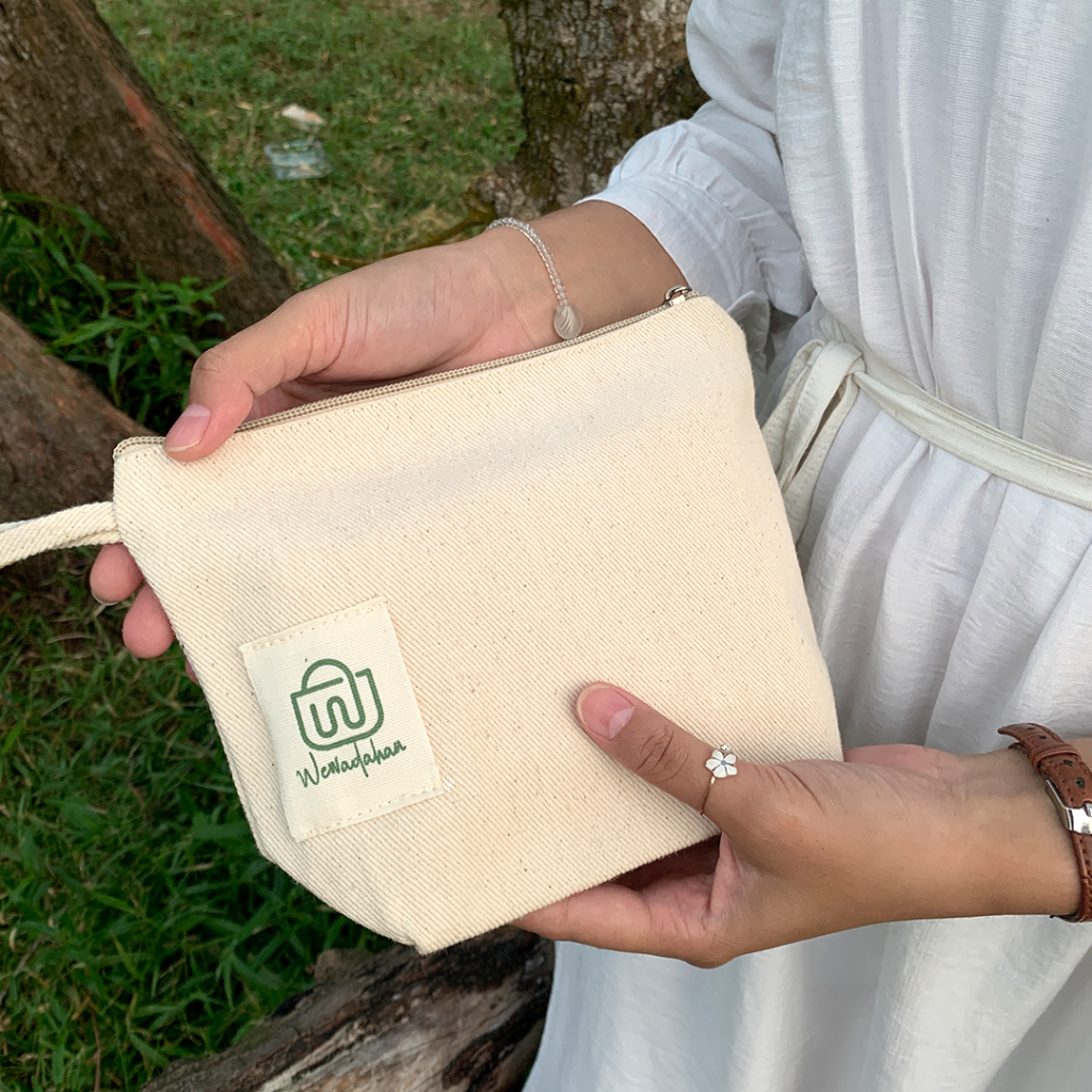 Jual Pouch Kanvas Souvenir Polos Bisa Custom Murah I Naya Pouch ...
