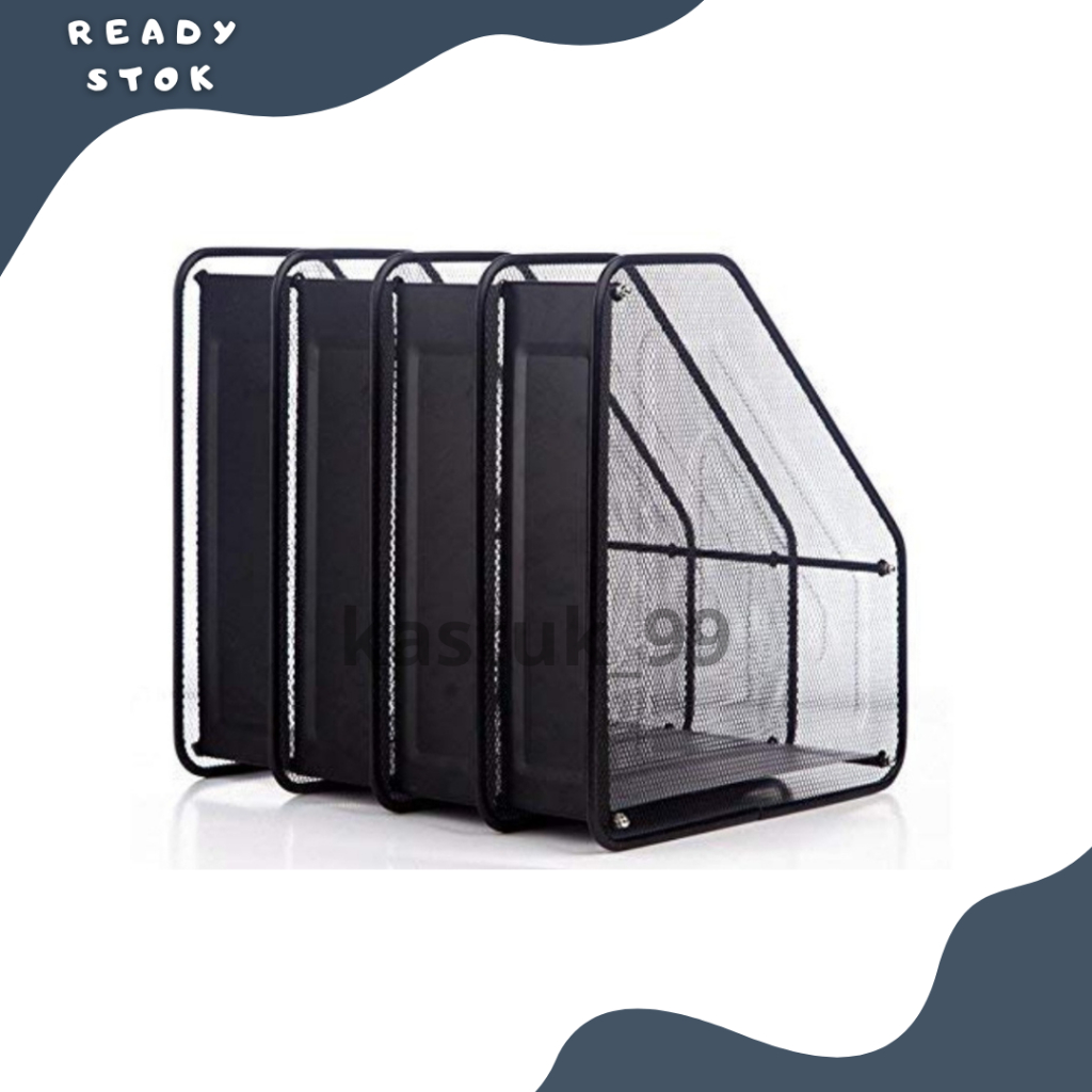 Jual Rak Dokumen L layer 4 Tier Magazine Frame / Document Rack / File ...