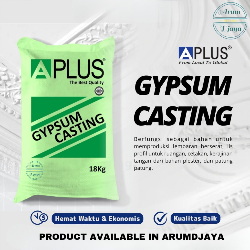 Jual Gypsum APlus Casting - Semen Gypsum A plus Gipsum - Cetak List ...