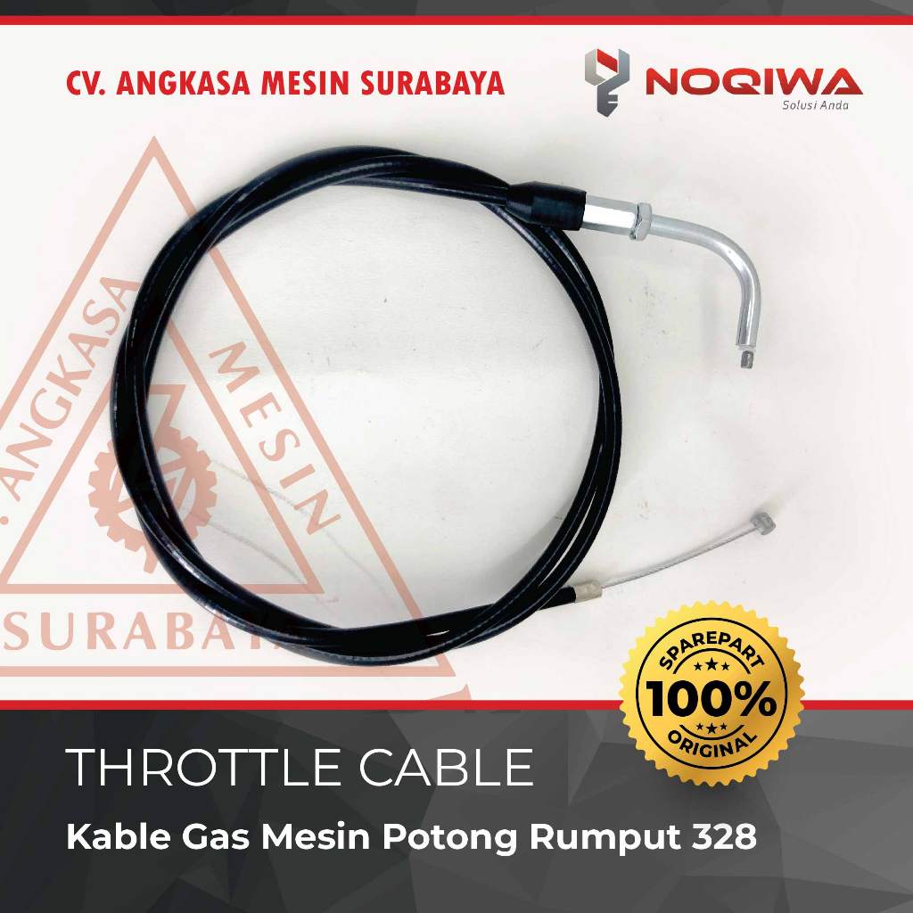 Jual Throttle Cable NOQIWA - Kabel Gas Mesin Potong Rumput 2 Tak ...