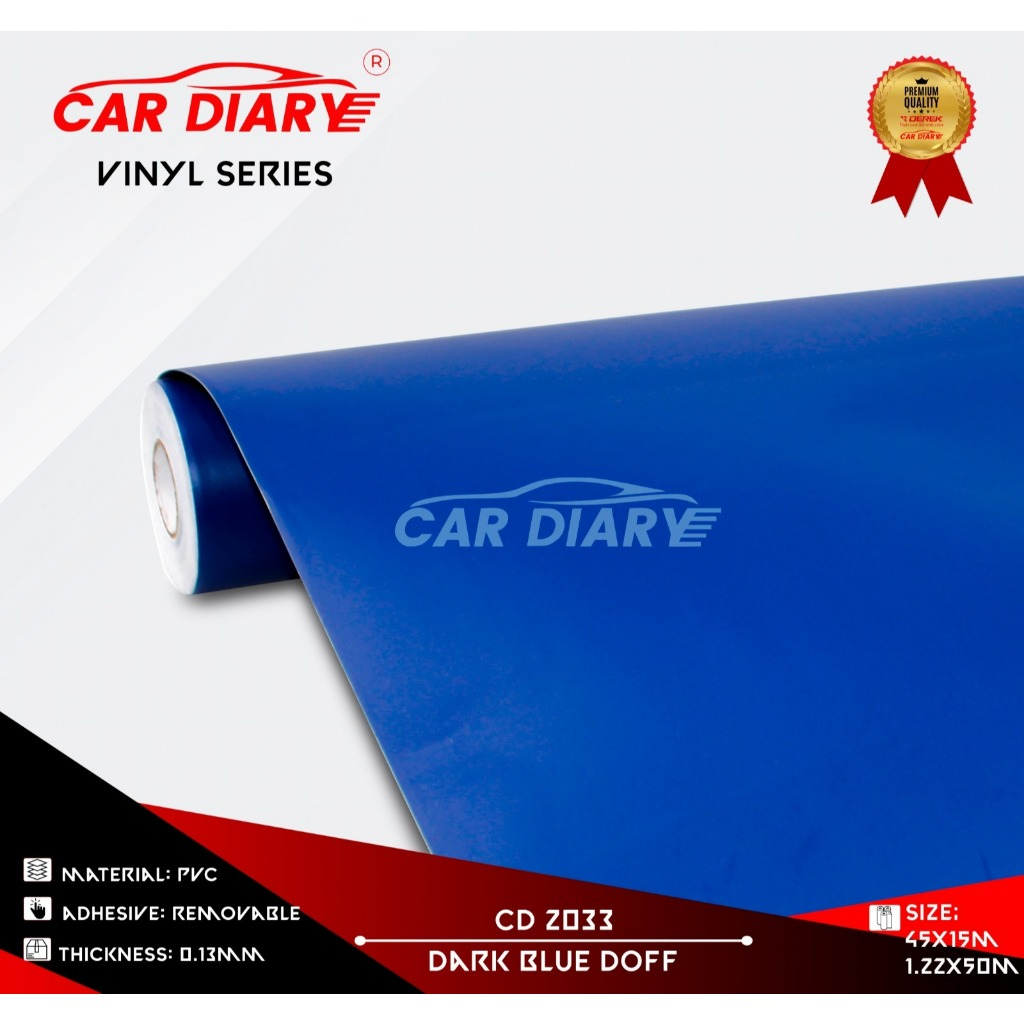 Jual STIKER DEREK VINYL DARK BLUE DOFF / VINIL CAR DIARY / STICKER ...