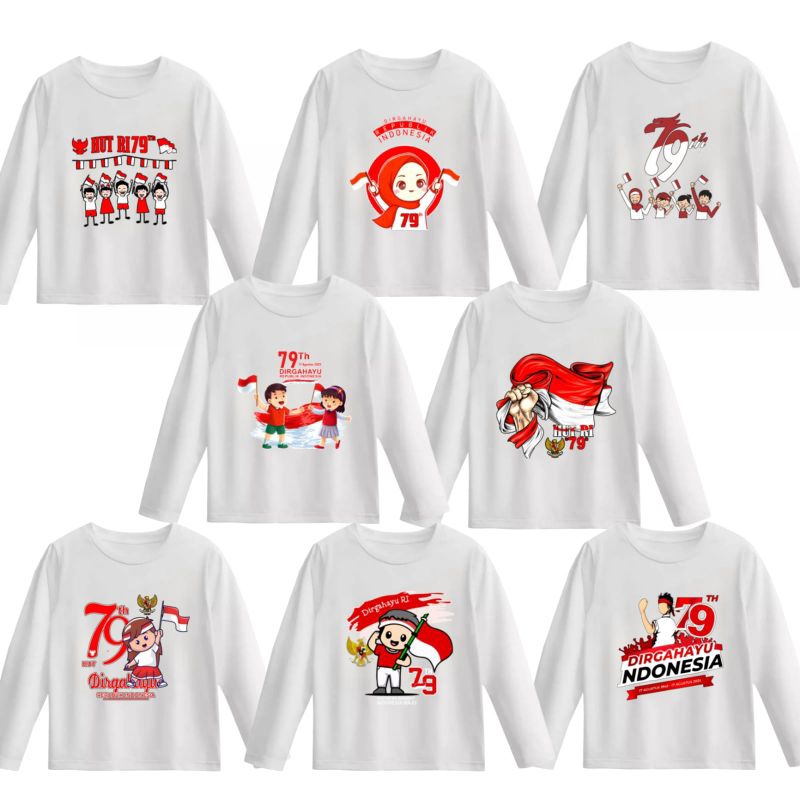 Jual Baju kaos anak LENGAN PANJANG Edisi Putih Agustus Tahun 2024/Baju ... Jual Baju kaos anak LENGAN PANJANG Edisi Putih Agustus Tahun 2024/Baju ...