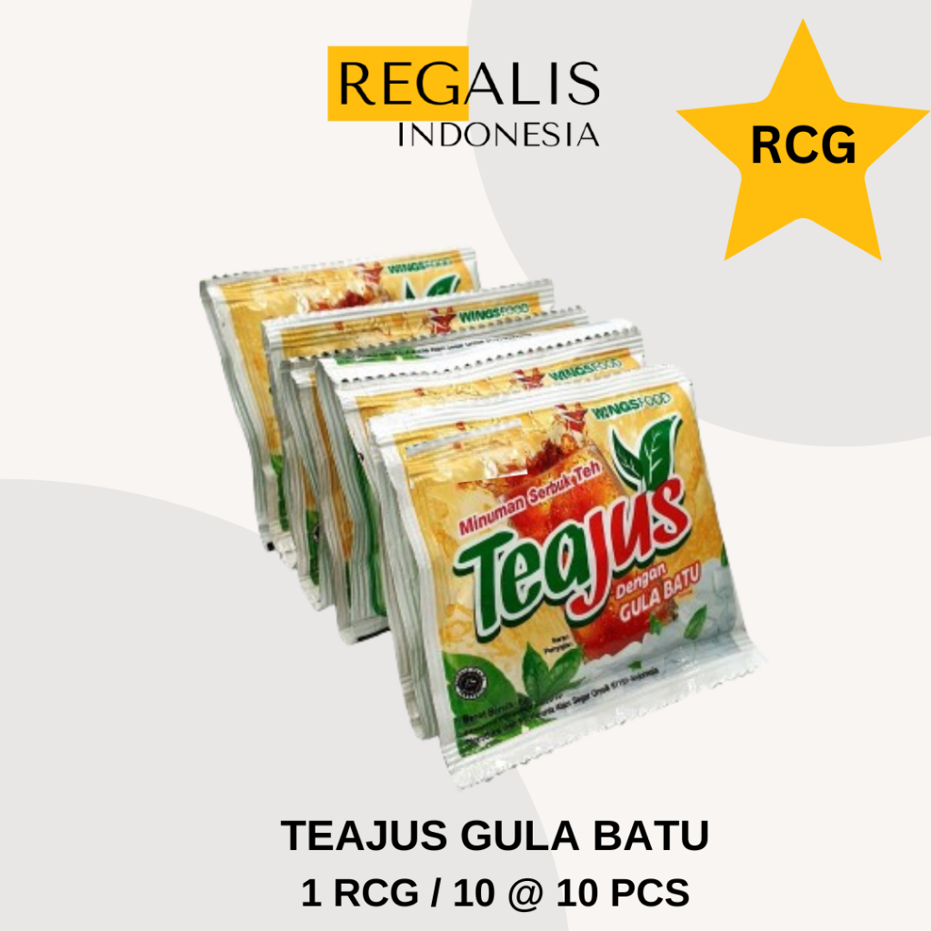 Jual 1 RENCENG TEAJUS GULA BATU, MELATI, APEL (ISI 10 BUNGKUS) | Shopee ...