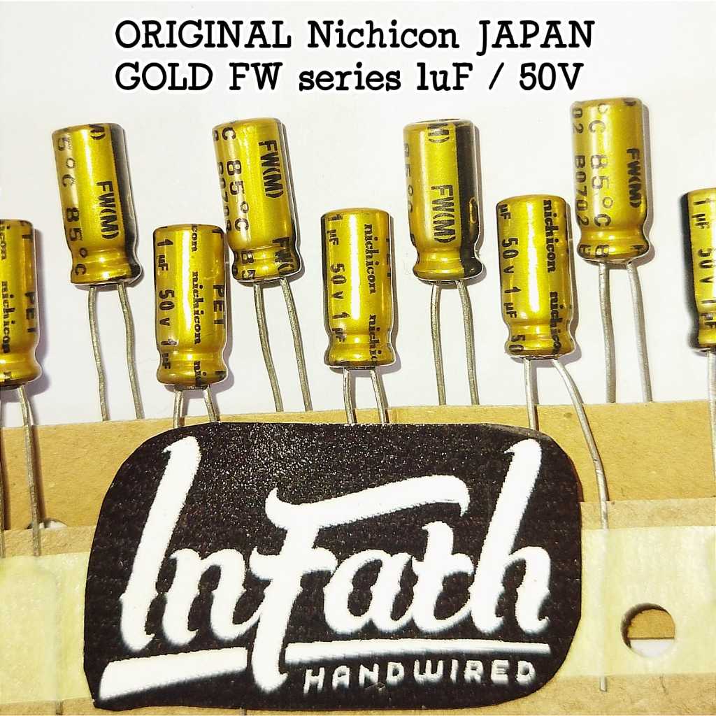 Jual InFath - 1uF 50V Original Nichicon JAPAN FW Series Gold sleeve ...