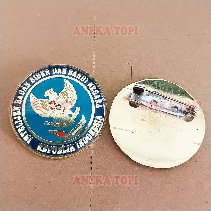Jual Pin Intelijen BSSN Pin Bros Badan Siber dan Sandi Negara Warna ...