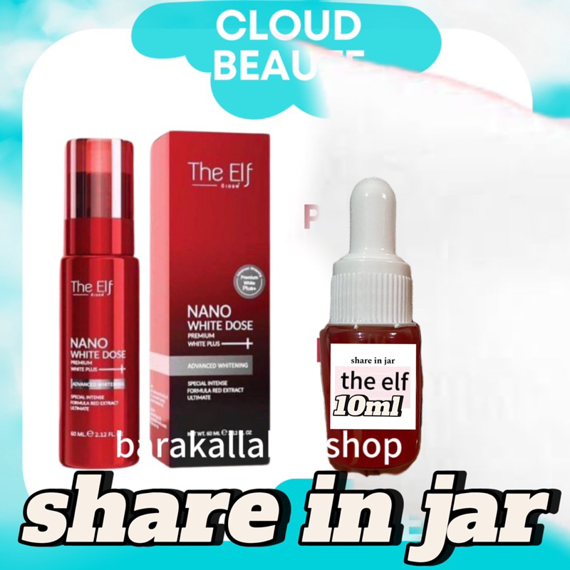 Jual SHARE IN JAR THE ELF NANO WHITE DOSE ADVANCED WHITENING SERUM ...