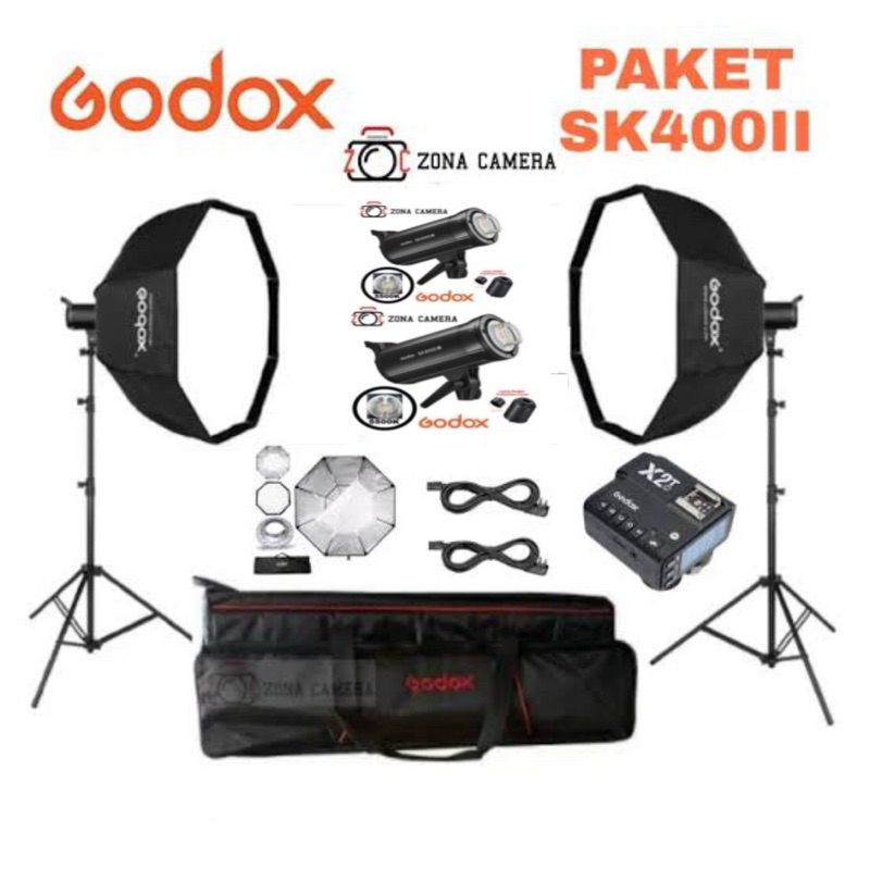 Jual Paket Godox sK300IIV A SK400IIV LED Video Photo Light SK300II V SK400II V Lampu Shooting ...