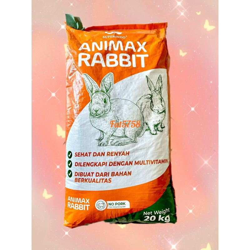 Jual Animax rabbit 1 sak 20 kg | Shopee Indonesia