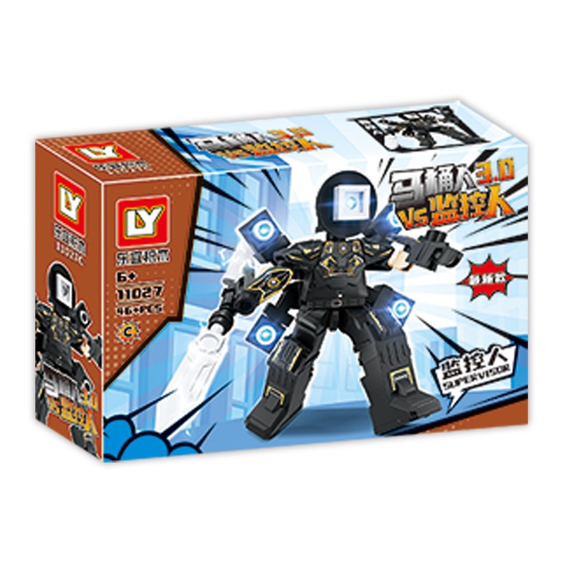 Jual LELE Mainan Anak Laki-laki Block Skibidi Toilet 3D Puzzle Mainan ...