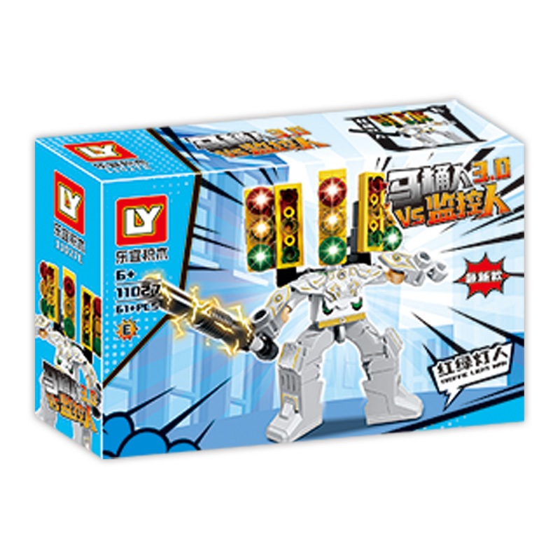 Jual LELE Mainan Anak Laki-laki Block Skibidi Toilet 3D Puzzle Mainan ...