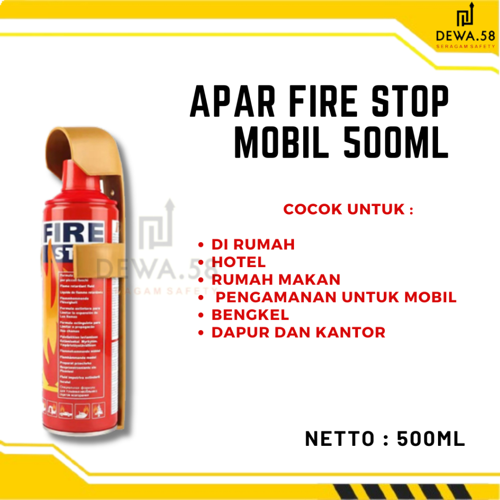 Jual ALAT PEMADAM API MINI APAR FIRE STOP 500ml | Shopee Indonesia