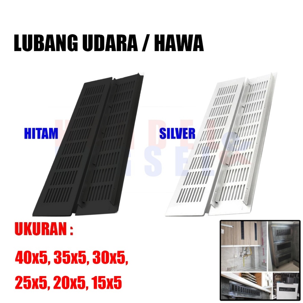 Jual Sarangan Saringan Lubang Hawa 5 x 15-40 cm Warna Hitam & Anodize ...