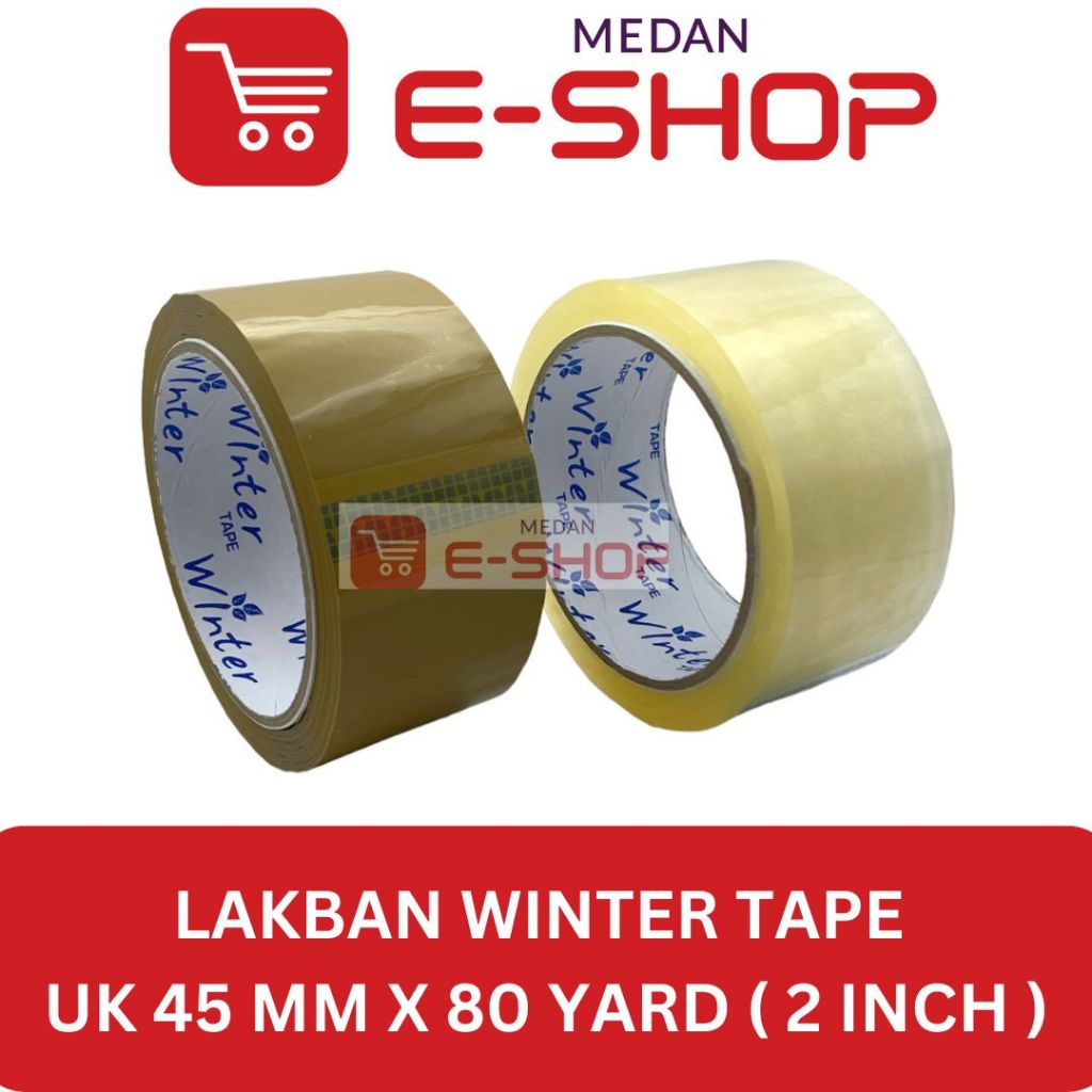 Jual Lakban 2 INCH 45 mm x 80 Yard Coklat / Bening Isolasi selotip selasiban MH Cokelat 2 INCH ...