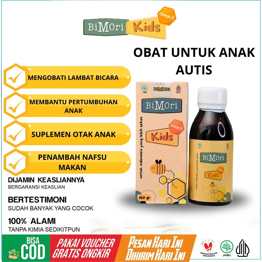 Jual Bimori Kids Obat Untuk Anak Autis Vitamin Autisme Hiperaktif Dan ...