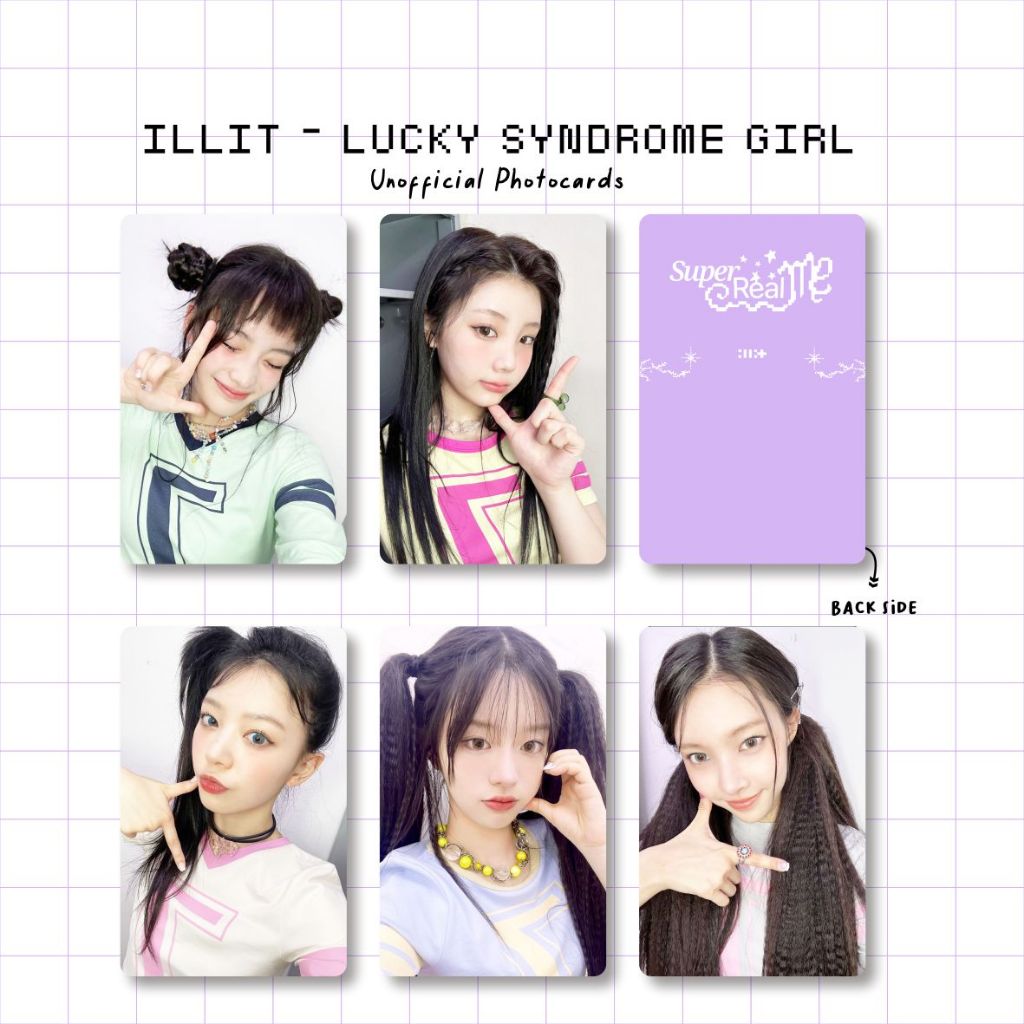 Jual Photocard Premium Illit Lucky Syndrome Girl All Member 2 Sisi ...