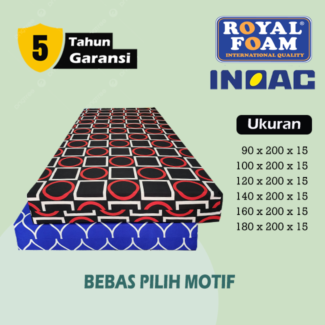Jual Kasur Busa INOAC / ROYAL FOAM Tebal 15 cm Garansi 5 Tahun | Shopee Indonesia