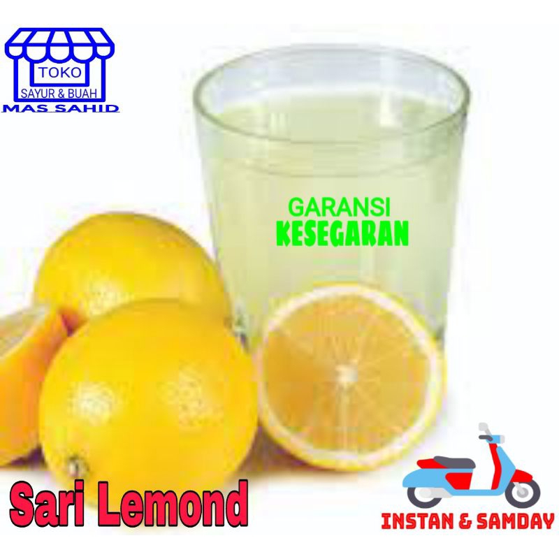 Jual Sari Jeruk Lemon Murni Air Jeruk Lemon Asli Tanpa Campuran ...