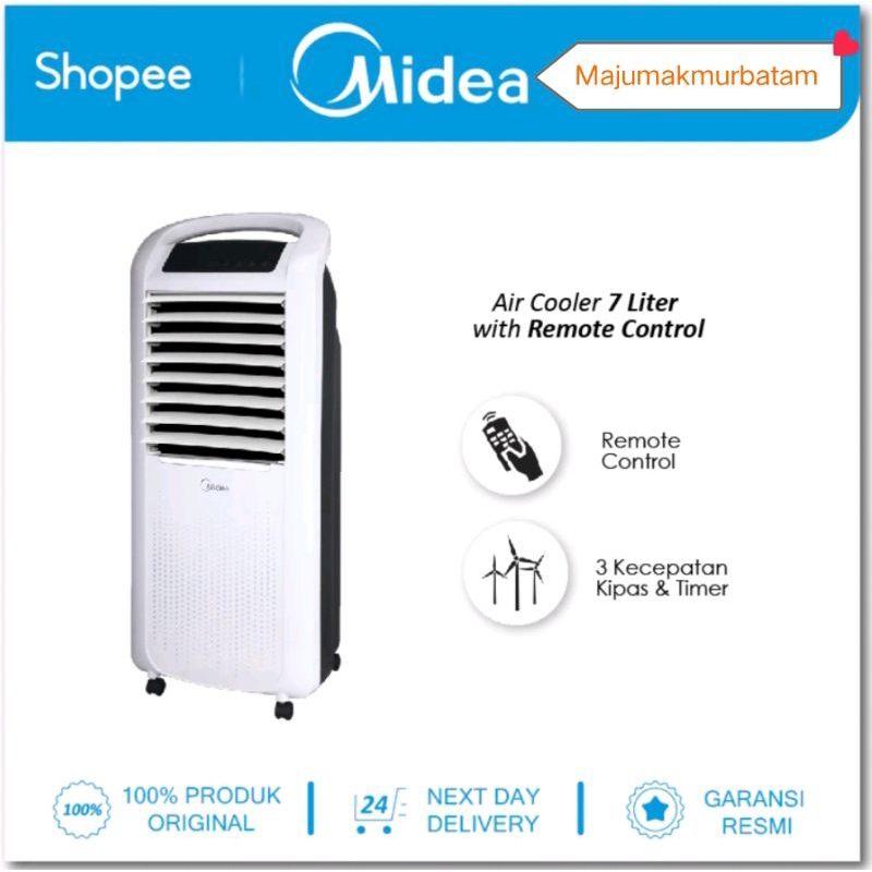 Jual Midea Air Cooler 7 Liter - AC200-W - 3 In 1 Cooler - Purifier ...